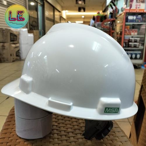 Jual Helm Safety MSA V-GARD Original/Safety Helmet MSA Fasttrack putih ...
