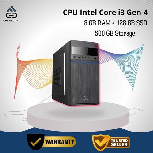 Jual CPU PC Komputer Intel Core i3 Gen-4 RAM 8GB SSD Rakitan Office ...