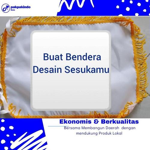 Jual BENDERA SABLON PRINT SESUAI KEINGINAN/REQUEST / CUSTOM/ PAKAI ...