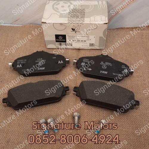 Jual A0004204500 KAMPAS REM DEPAN BRAKE PAD W205 C-CLASS C180 C200 C250 ...
