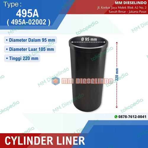 Jual Cylinder Liner Engine 495A snh495A Shanghai Boring - Jakarta Pusat ...