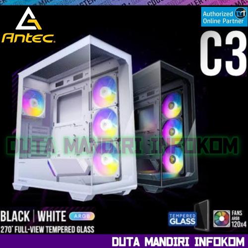 Promo Antec CONSTELLATION C3 ARGB - Tempered Glass Mid Tower ATX Gaming ...