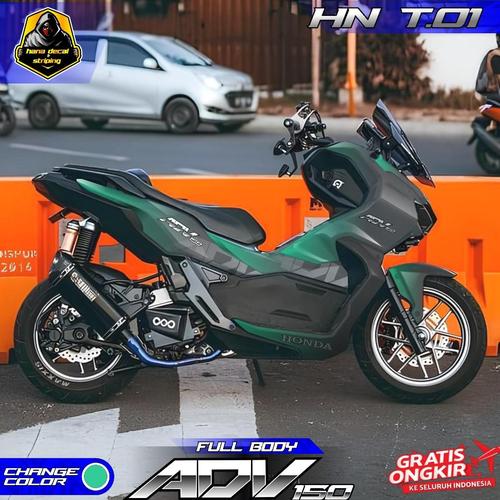 Jual (NEW) decal sticker honda adv 150 striping adv full body CUSTOM ...