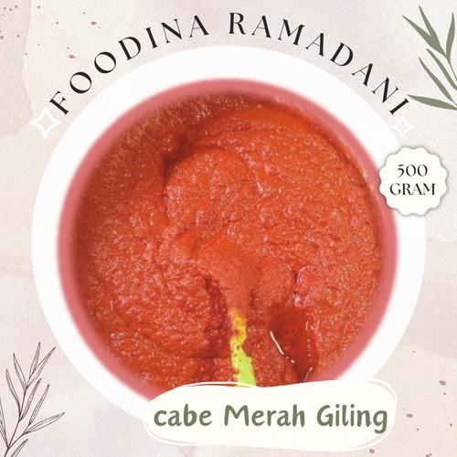 Jual CABE MERAH Giling Halus - Red Chili Fresh [ 500gr ] Harga Per 0,5 ...