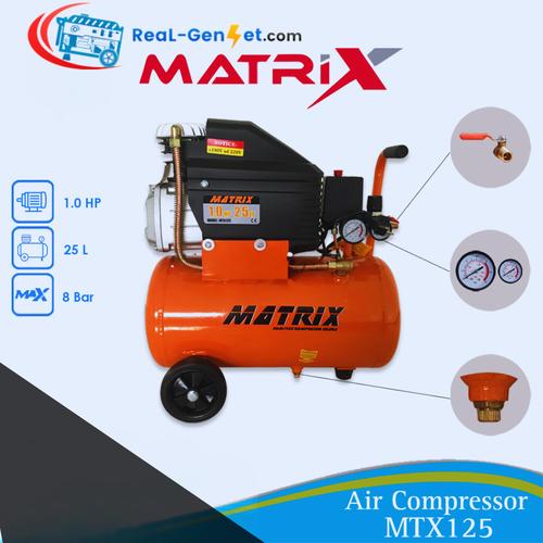 Jual Kompresor Angin Listrik Matrix MTX125 (1HP,25 Liter) - Kota ...