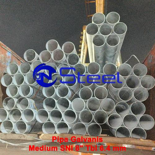 Jual Pipa Galvanis 8" x 6 M Tebal 4.2mm 5.0mm 6.4mm 8.2mm | Pipa Gip 8 ...