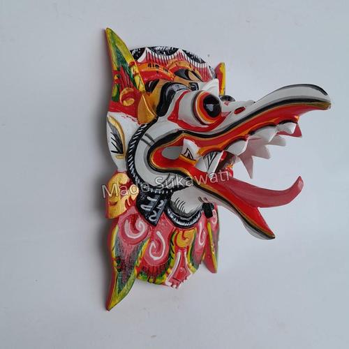 Jual HIASAN DINDING TOPENG GARUDA 15CM KERAJINAN UKIRAN KAYU HANDMADE ...