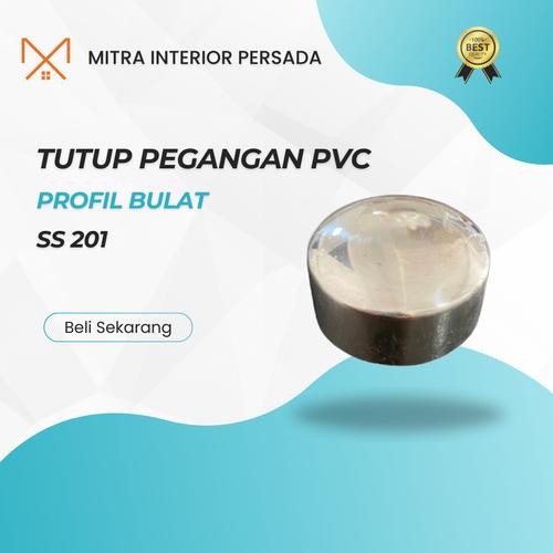 Jual PENUTUP HAND RAILING PVC BULAT / PENUTUP HANDLE TIANG PVC KAYU ...