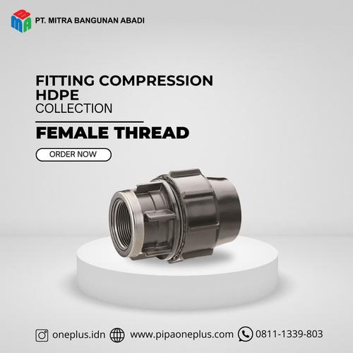 Jual Female Thread Adaptor HDPE Compresion Fitting sambungan pipa ...
