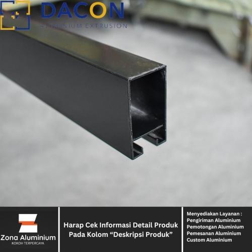 Jual Aluminium DACON POWDER COATING GLOSSY 9055 Untuk Tiang Polos Sliding Door - Putih, Bagi 2 ...
