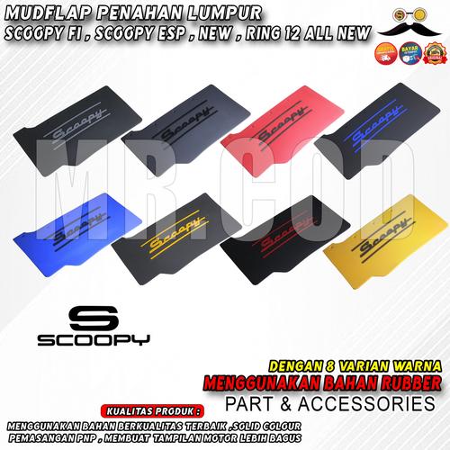 Jual MUDFLAP SCOOPY FI F1 ESP NEW MUDLAP KARET PENAHAN LUMPUR MUD LAP ...