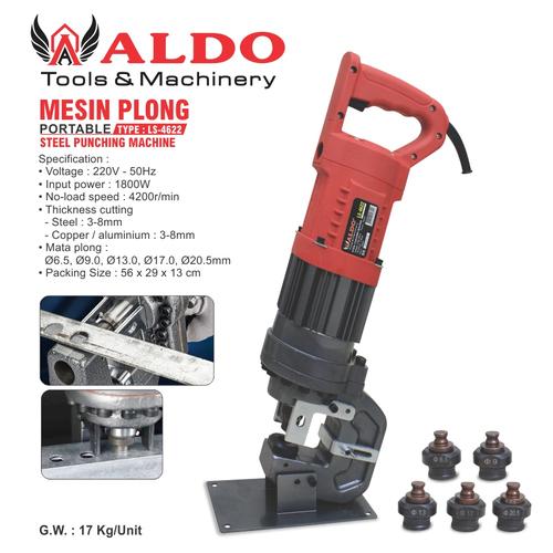 Jual MESIN PLONG PORTABLE LS-4622 / MESIN PEMBUAT LUBANG BESI ...