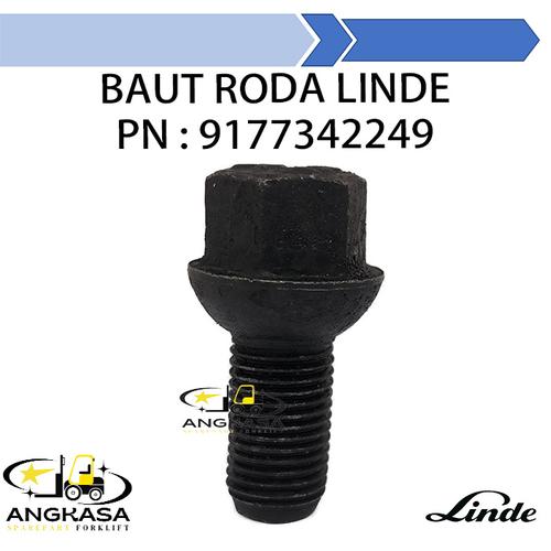 Jual Baut Roda Forklift Reachtruck LINDE 9177342249 Wheel Bolt LINDE ...