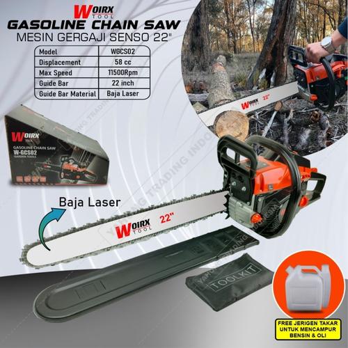 Promo Mesin Gergaji Senso Sinso Bar Baja Laser 22 inch 22" Gergaji Kayu ...