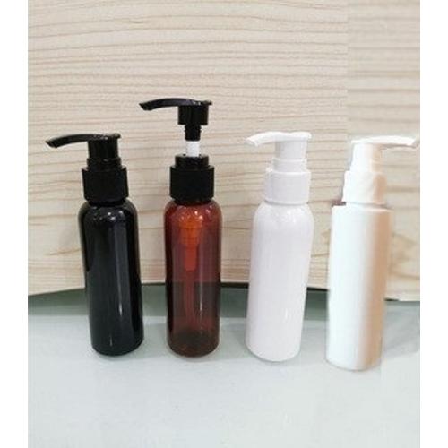 Jual Botol PUMP 100ml 100 ml / Botol Pompa 100 ml COKLAT HITAM PUTIH ...