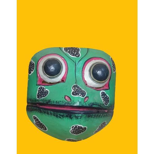 Jual TOPENG KAYU KATAK KODOK | HIASAN DINDING RUMAH | KERAJINAN TANGAN ...