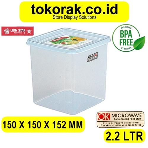 Jual SEALWARE SEGI NATURAL B48 PT4 LION STAR B 48 PT 4 KOTAK MAKAN PLASTIK 2200ML TOPLES ...