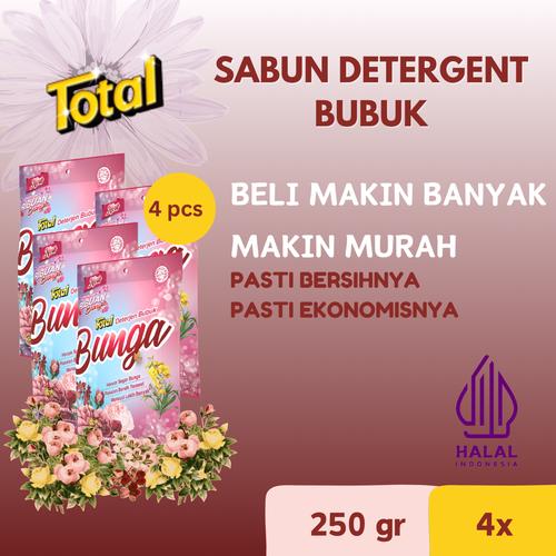 Promo Sabun Detergent Bubuk Total Bunga 250gr - 4 Pcs - Jakarta Timur ...