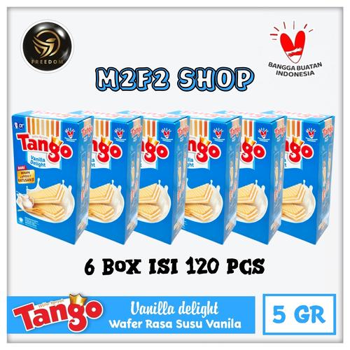 Jual Tango Wafer Vanilla Delight Stick | Krim Vanila Susu Stik - 5 gr ...