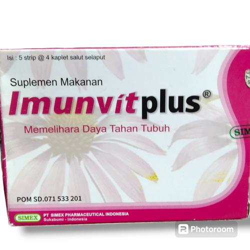Jual IMUNVIT PLUS BOX ISI 20 KAPLET MULTIVITAMIN ORIGINAL - Jakarta ...