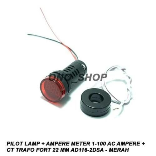 Jual Pilot Lamp Fort LED / Lampu Kontrol / Control + Volt + Ampere ...