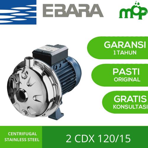 Jual POMPA AIR EBARA 2CDX 120/15 ( Centrifugal Stainless Steel ) - Kota Bekasi - Mepi Official ...