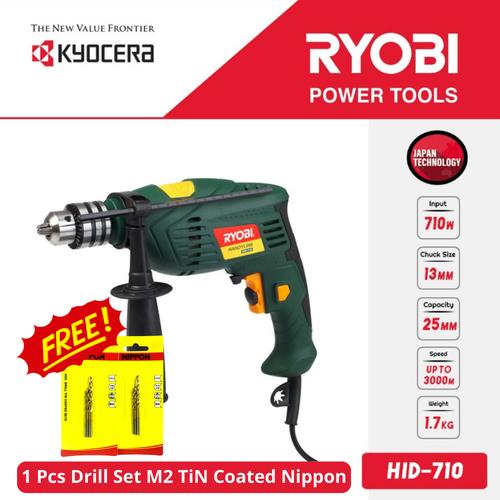 Promo Ryobi Impact Drill HID 710 Mesin Bor Genggam - Jakarta Utara ...