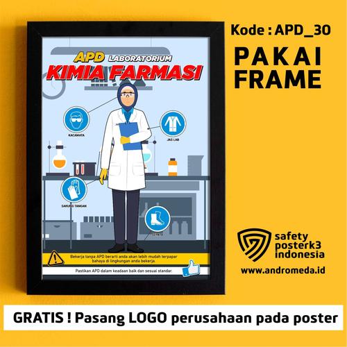 Jual Safety Poster Slogan K3 APD Laboratorium Kimia Farmasi Obat ...