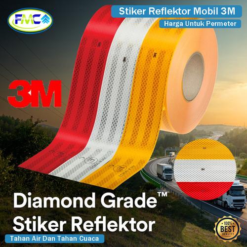 Jual Sticker 3M Reflektif Reflektor Mobil Box Truk Dishub Stiker ...
