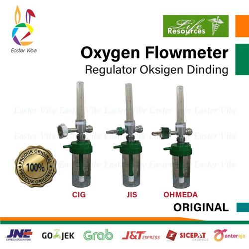 Jual Life Resources Flowmeter Oksigen Regulator Oksigen Dinding Wall Type CIG JIS OHMEDA - CIG ...