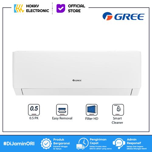 Promo AC GREE 1/2 PK GWC-05MOO5S GWC 05MOO5S SPLIT STANDART SERIES R32 MOO5S Cicil 0% 3x - Kota ...