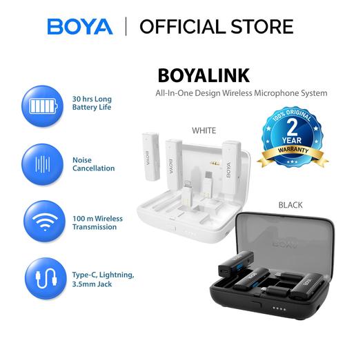 Promo BOYA LINK All in One 2.4GHz Dual Channel Wireless Microphone ...