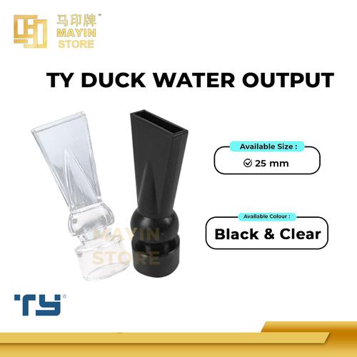 Promo TY Duck Water Output (Clear Color) Pipa Pipe / Pipa Duckbill U ...