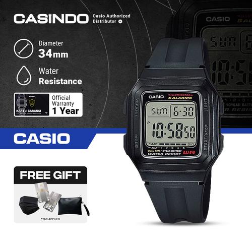 Promo Casio Original F-201WA-1ADF Jam Tangan Pria Digital - Jakarta Pusat - Casindo Official ...