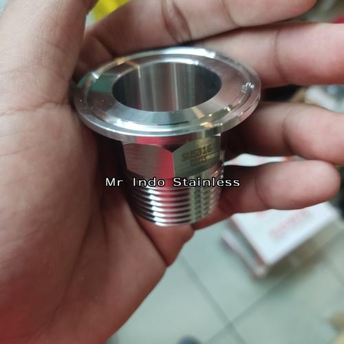 Jual Ferrule Sanitary Drat luar Stainless SS316 2" Inch Food Grade ...