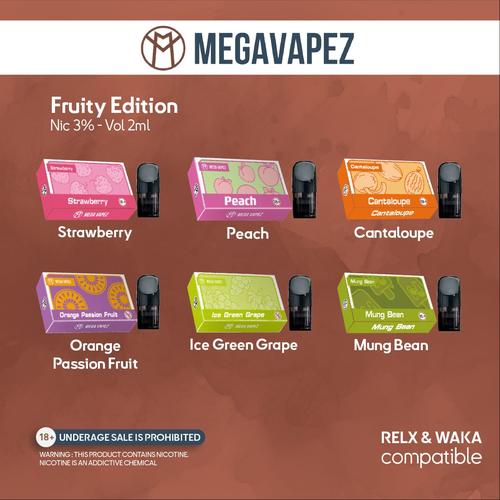 Promo [RELX COMPATIBLE] MEGA R5 VAPES PODS REFILL CARTRIDGE - Ice ...