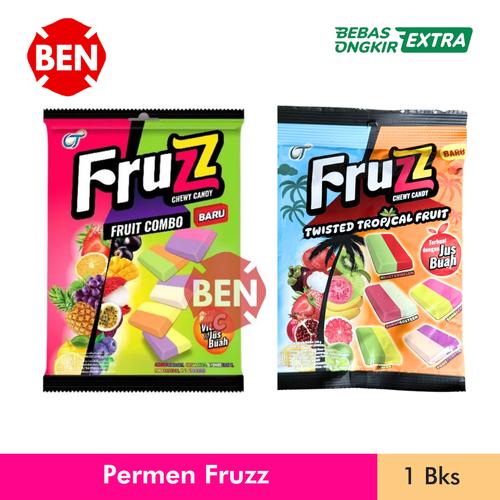 Jual Permen Fruzz Chewy Candy Fruit Combo Buah Manis Vit C Jus Buah OT ...