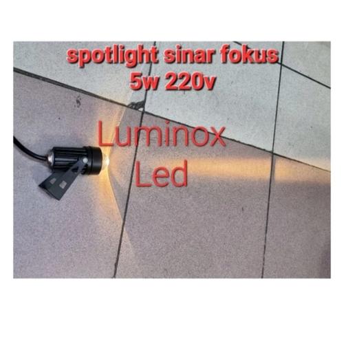 Jual spotlight dinding taman fokus 5w 5watt / sorot mini tugu led 5w ...