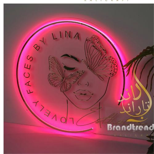 Jual PLANG NAMA TOKO AKRILIK LED PLANG NAMA CRYLIC CUSTOM LOGO TULISAN ...