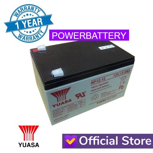 Jual Aki Kering Yuasa 12V 12Ah NP 12-12 Aki Accu Kering Battery ...