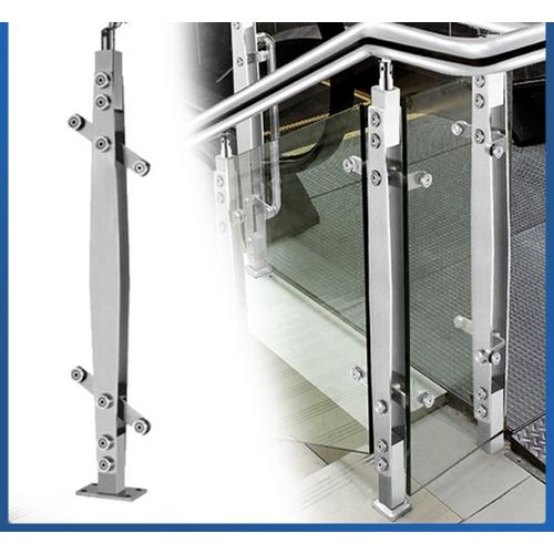 Jual Tiang Railing Tangga Kaca / Railing Tangga Stainless / Railing ...