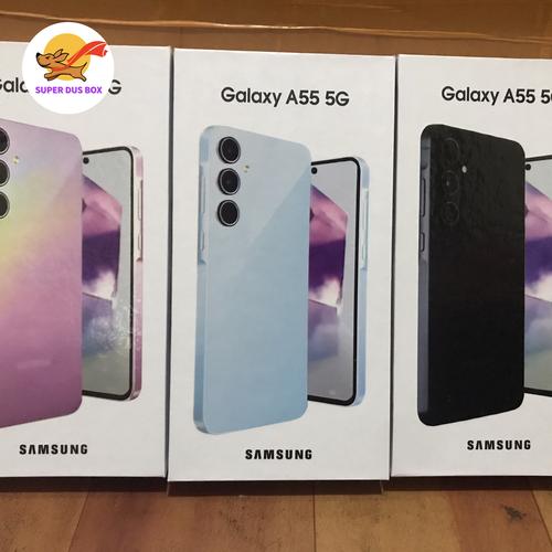 Jual DUS BOX SAMSUNG A55 FULLSET KABEL - Awesome iceBlue, DUS ONLY ...