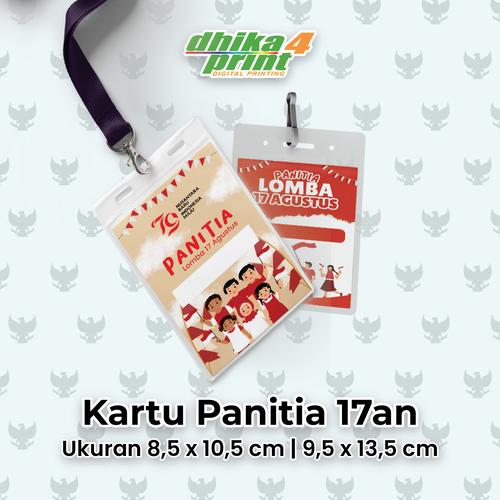 Jual Kartu Nama Panitia 17 Agustus | ID Card Name Tag Panitia 17 ...