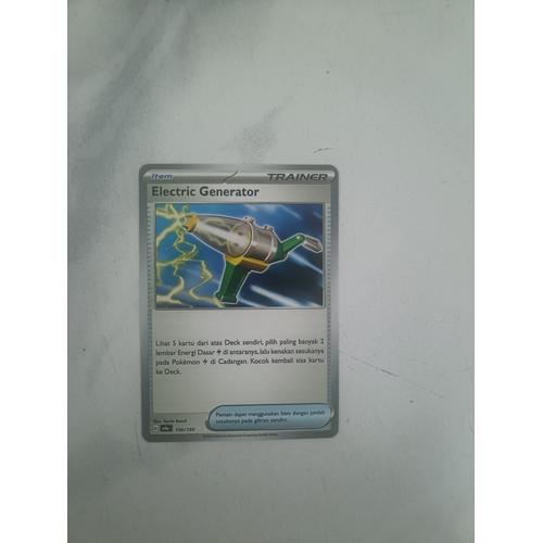 Jual Electric Generator Pokemon TCG Indonesia - Jakarta Utara - Day Out ...