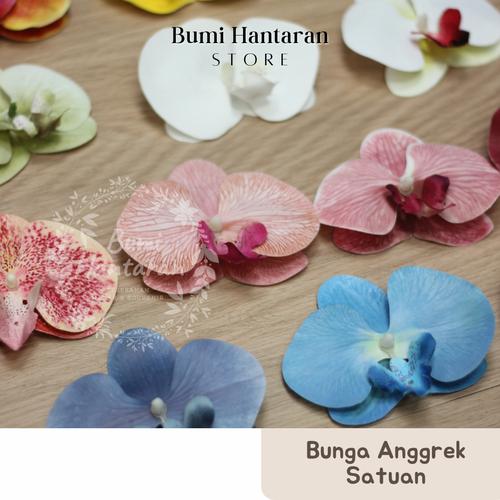 Jual Bunga Anggrek Artificial Premium Latex Satuan Bumi Hantaran untuk ...