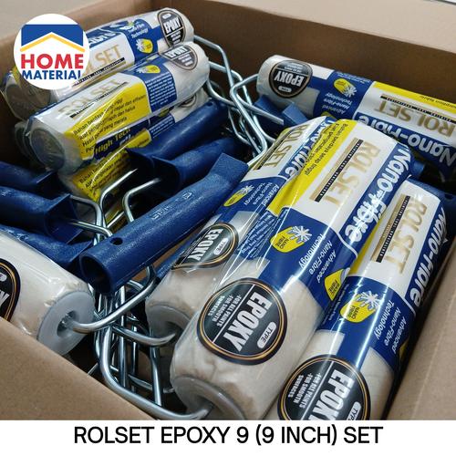 Jual ROL CAT TEMBOK ROLSET EPOXY 9" (INCH) GAGANG REFILL SET ALL PAINT ...