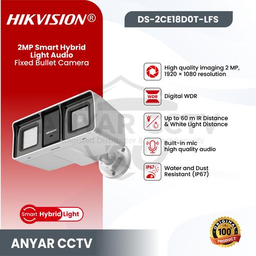 Jual HIKVISION DS-2CE18D0T-LFS 2MP Smart Hybrid Light Audio Bullet Camera - Kota Bandung - ANYAR ...