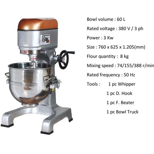 Jual QMAX QM-60LB Planetary Mixer - Mesin Mixer Roti Kue Mixer ...