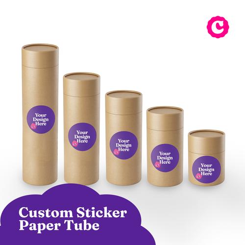 Jual Cetak / Print Custom Paper Tube with Sticker - Kota Tangerang ...
