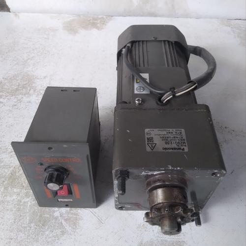 Jual Ac Motor Gearbox Panasonic 220V Ratio 1:12.5 90W Speed control ...